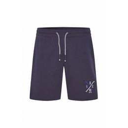INDICODE Herren Sweatshorts "Sweatshorts IDHallum", blau, Gr. S, Obermaterial: 60% Baumwolle CO. 40% Polyester PES., Hosen