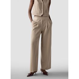 Lecomte Damen Jerseyhose "Hose", braun, Gr. 48, gemustert, 66%Polyester, 32%Viskose, 2%Elastan, Hosen