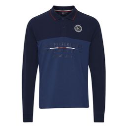 FQ1924 Herren Langarmshirt "Langarmshirt FQReidar", blau, Gr. M, Obermaterial: 87% Baumwolle CO. 8% Viskose CV. 5% Elasthan EL., Shirts