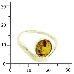 OSTSEE-SCHMUCK Damen Fingerring "OSTSEE-SCHMUCK Ring Urda Ring Urda", 56 (17,8), Gelbgold 333, gold, Gelbgold 333, Fingerringe