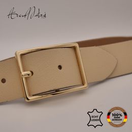 AnnaMatoni Damen Lederg&uuml;rtel "AnnaMatoni Lederg&uuml;rtel Lia Lederg&uuml;rtel Lia"vanille 120, Gr. 120, 100% Leder, G&uuml;rtel