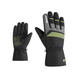 Ziener Damen Skihandschuhe "GEVIN-Z glove man", schwarz, Gr. 10,5, Obermaterial: 100% Polyester; Innenseite: 100% Polyester; Futter: 100% Polyester;