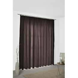Vorhang WIRTH, B:132cm H:255cm, lila, Jacquard, Obermaterial: 75% Polyester, 25% Baumwolle, Wohnzimmer, Gardinen, "RICCIA"