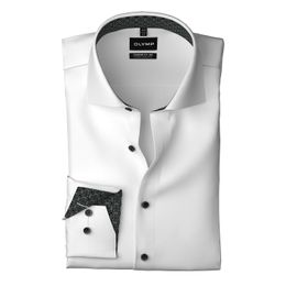 OLYMP Herren Langarmhemd "Big & Tall", wei&szlig;, Gr. 53, Web, Obermaterial: 100% Baumwolle, Hemden, Neue COMFORT FIT BIG Kollektion, New-Kentkragen,