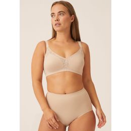 Naturana Damen Minimizer-BH "Minimizer", Gr. 75, beige, Obermaterial: 81% Polyamid, 19% Elasthan. Spitze: 64% Polyamid, 36% Elasthan, unifarben, BHs,