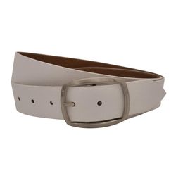 AnnaMatoni Damen Lederg&uuml;rtel "AnnaMatoni Lederg&uuml;rtel Lui Lederg&uuml;rtel Lui", wei&szlig;, Gr. 105, 100% Leder, G&uuml;rtel