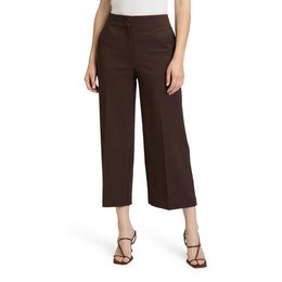 Betty Barclay Damen Culotte "Damen Culotte unifarben", braun, Gr. 40, Obermaterial: 96% Polyester, 4% Elasthan., Hosen