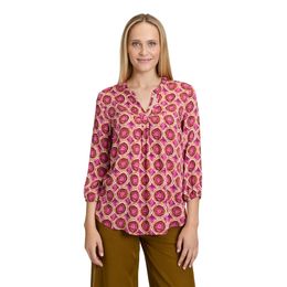 Cartoon Damen Shirtbluse "Damen Blusenshirt mit Muster", lila, Gr. 38, Obermaterial: 100% Viskose., Blusen