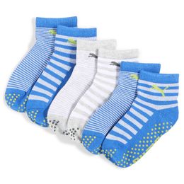 Puma Damen Socken "Puma Classic Socken 6er-Pack Erwachsene", Gr. 26, blau, 74% Baumwolle, 21% Polyester, 3% Polyamid, 2% Elasthan, Socken