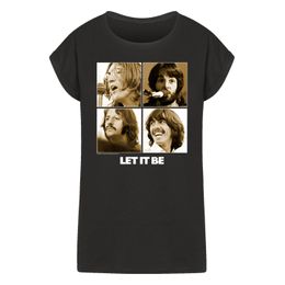 F4NT4STIC Damen T-Shirt "The Beatles", schwarz, Gr. XXXL, Obermaterial: 100% Baumwolle, Shirts, Streetwear Fashion