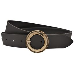 AnnaMatoni Damen Lederg&uuml;rtel "AnnaMatoni Lederg&uuml;rtel Glim Lederg&uuml;rtel Glim", schwarz, Gr. 125, 100% Leder, G&uuml;rtel