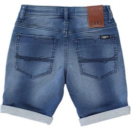 Cars Jeans Jungen Shorts "Kids SEATLE Short", blau, Gr. 14, Abriebeffekte, Web, Obermaterial: 86% Baumwolle, 13% Polyester, 1% Elasthan, Hosen