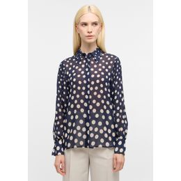 Eterna Damen Hemdbluse "LOOSE FIT", blau, Gr. 38, 100% Viskose, Blusen