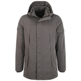 INDICODE Herren Langmantel "Parka IDRader", grau, Gr. M, Obermaterial: 100% Polyester PES., M&auml;ntel