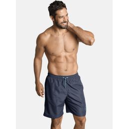 Jan Vanderstorm Herren Badeshorts "Badeshorts EVANDER", blau, Gr. LXL, Obermaterial: 100% Polyester COOLMAX PES(Coolmax)., Badehosen