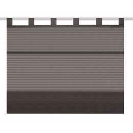 Magnetrollo Home Wohnideen, B:100cm H:130cm, grau, Obermaterial: 100% Polyester, Raffrollos, "TURIN"