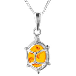 OSTSEE-SCHMUCK Damen Kette mit Anh&auml;nger "OSTSEE-SCHMUCK Kette mit Anh&auml;nger Schildkr&ouml;te", 45cm, Silber 925 (Sterlingsilber), L: 42, silber, Silber 925