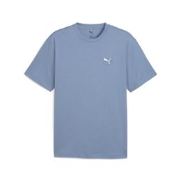 Puma Herren T-Shirt "Graphic Grid T-Shirt Herren", blau, Gr. S, clean, 100% Baumwolle, Shirts