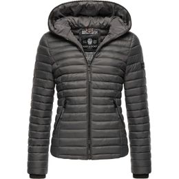 Navahoo Damen Steppjacke "Kimuk", grau, Gr. XS, Obermaterial: 100% Nylon, Futter: 100% Polyester, Wattierung: 100% Polyester, Ärmelfutter: 100%