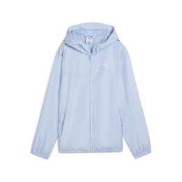Puma Damen Windbreaker "Essentials Regular Windjacke Damen", blau, Gr. L, Obermaterial: 100% Polyester; Futter: 100% Polyester, Jacken