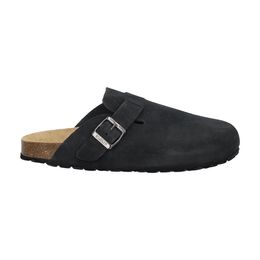 CMP Herren Hausschuh "NAVARRO SLIPPERS", Gr. 45, schwarz, Leder, Schuhe