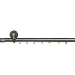 Gardinenstange OTTO HOME, L:320cm &Oslash;:20mm, silber, Eisen, Wohnzimmer, Gardinenstangen, "TANBUL", Innenlauf Komplett-Set inkl. Gleitern und