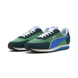 Puma Damen Sneaker "St Miler Sneakers Erwachsene", Gr. 40,5, grün, Obermaterial: Kuhleder, Textil, Synthetik; Futter: Textil; Laufsohle: Gummi, Schuhe