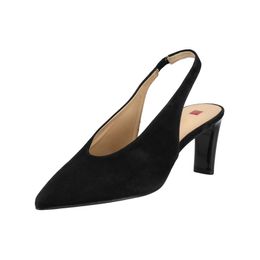 H&ouml;gl H&Ouml;GL Damen Slingpumps "H&ouml;gl Pumps Veloursleder", Gr. 38,5, schwarz, Veloursleder, Schuhe