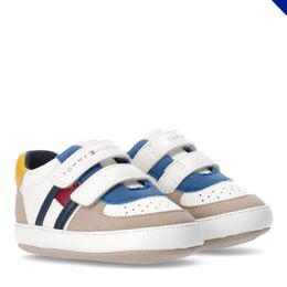 Tommy Hilfiger Baby Krabbelschuh, Gr. 19, bunt, Synthetik, Schuhe, Sneaker, Babyschuh mit Klettverschluss