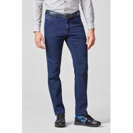 MEYER Herren 5-Pocket-Jeans "CHICAGO", beige, Gr. 58, unifarben, 74% Baumwolle, 10% Elastomultiester, 8% Wolle, 8% Polyester, Jeans, mit 2-Way Stretch