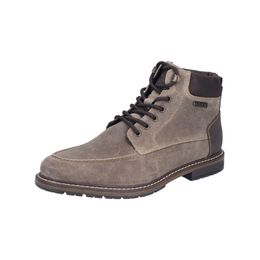 Rieker Herren Schn&uuml;rstiefelette "Rieker Stiefelette Leder", Gr. 40, braun, Leder, Schuhe