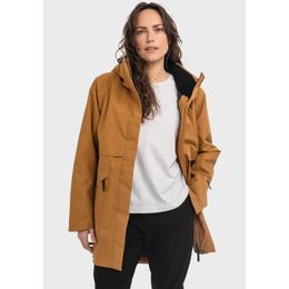 Sch&ouml;ffel SCH&Ouml;FFEL Damen Parka "Ins Parka Style Malkay WMS", braun, Gr. 38, Oberstoff: Aussenseite: 100% Polyester. (Membran: Thermoplastisches Polyurethan).