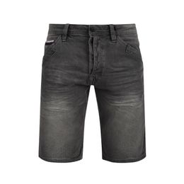 INDICODE Herren Jeansshorts "Shorts IDAlessio", grau, Gr. XXL, unifarben, Web, Obermaterial: 98% Baumwolle CO. 2% Elasthan EL., Jeans