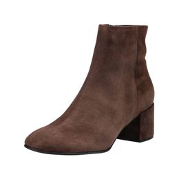 Högl HÖGL Damen Stiefelette "Högl Stiefelette Veloursleder", Gr. 41,5, braun, Veloursleder, Schuhe