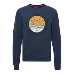 Blend Herren Longpullover "Sweatshirt BHClios", blau, Gr. M, Obermaterial: 100% Baumwolle CO., Sweatshirts