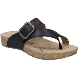 Josef Seibel Damen Zehentrenner "Tonga 77, schwarz", Gr. 37schwarz, Obermaterial: 100% Rindsleder Leather cow., Schuhe