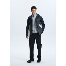 Icepeak Herren Softshelljacke "BEEDEVILLE", grau, Gr. 52, Obermaterial: 95% Polyester, 5% Elasthan, Jacken
