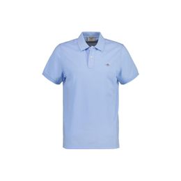 Gant Herren Poloshirt "Poloshirt Regular Shield Pique Polo 1er Pack", blau, Gr. 4XL, Obermaterial: 100% Baumwolle CO., Shirts