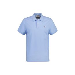Gant Herren Poloshirt "Poloshirt Regular Shield Pique Polo 1er Pack", blau, Gr. XXL, Obermaterial: 100% Baumwolle CO., Shirts