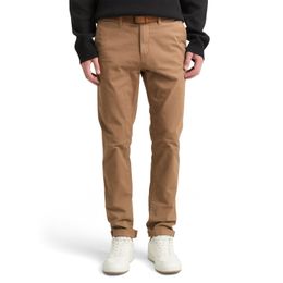 Herren Chinohose, braun, Gr. 34, Tom Tailor Denim, Obermaterial: 97% Baumwolle, 3% Elasthan, Hosen, leicht vorgewaschen