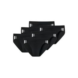 Schiesser Herren Slip "Slip 6er Pack", Gr. L, schwarz, Obermaterial: 95% Baumwolle CO. 5% Elasthan EL., Unterhosen