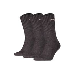 Puma Herren Kurzsocken "Socken 3er Pack", Gr. 43, grau, Obermaterial: 74% Baumwolle CO. 21% Polyester PES. 3% Polyamid PA. 2% Elasthan EL., Socken