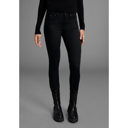 Arizona Damen Slim-fit-Jeans "Shaping", schwarz, Basic, Gr. 38, clean, Jeans, Obermaterial: 72% Baumwolle, 26% Polyester, 2% Elasthan, Jeans, enge
