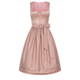 N&uuml;bler N&Uuml;BLER Damen Dirndl "Midi Dirndl Gepa", orange, Gr. 44, Obermaterial: 100% Viskose CV., Kleider