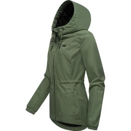 Ragwear Damen Outdoorjacke "Danka", gr&uuml;n, Gr. XXL, Au&szlig;enmaterial: 100% Polyester; Innenfutter: 100% Polyester, Jacken, Wasserdichte &Uuml;bergangsjacke