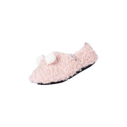Camano Damen Hausschuh "Slipper 1er Pack", Gr. 39, rosa, Polyester, Schuhe
