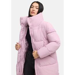 Navahoo Damen Wintermantel "Wolkenkuss 14"rosa, Basic, Gr. L, Obermaterial: 100% Polyester, Innenfutter: 100% Polyester, Wattierung: 100% Polyester,