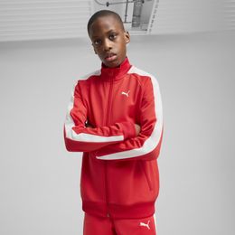 Puma Jungen Sweatjacke "T7 ALWAYS ON Trainingsjacke Jungen", rot, Gr. 164, Obermaterial: 100% Polyester; Rippe: 98% Polyester, 2% Elasthan,