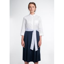 Eterna Damen Hemdblusenkleid "REGULAR FIT"navy, Gr. 42, 74% Baumwolle, 3% Elasthan, 23% Polyamid, Kleider