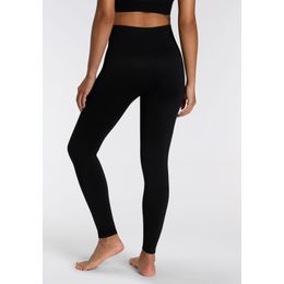 Damen Sporthose "Sportleggings", schwarz, Gr. M, XTREME SOCKSWEAR, unifarben, Obermaterial: 92% Polyamid, 8% Elasthan, Hosen, Leggings mit nahtlosem